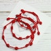 7 Knots Spanish Red Protection Bracelet Family Original Genuine ...