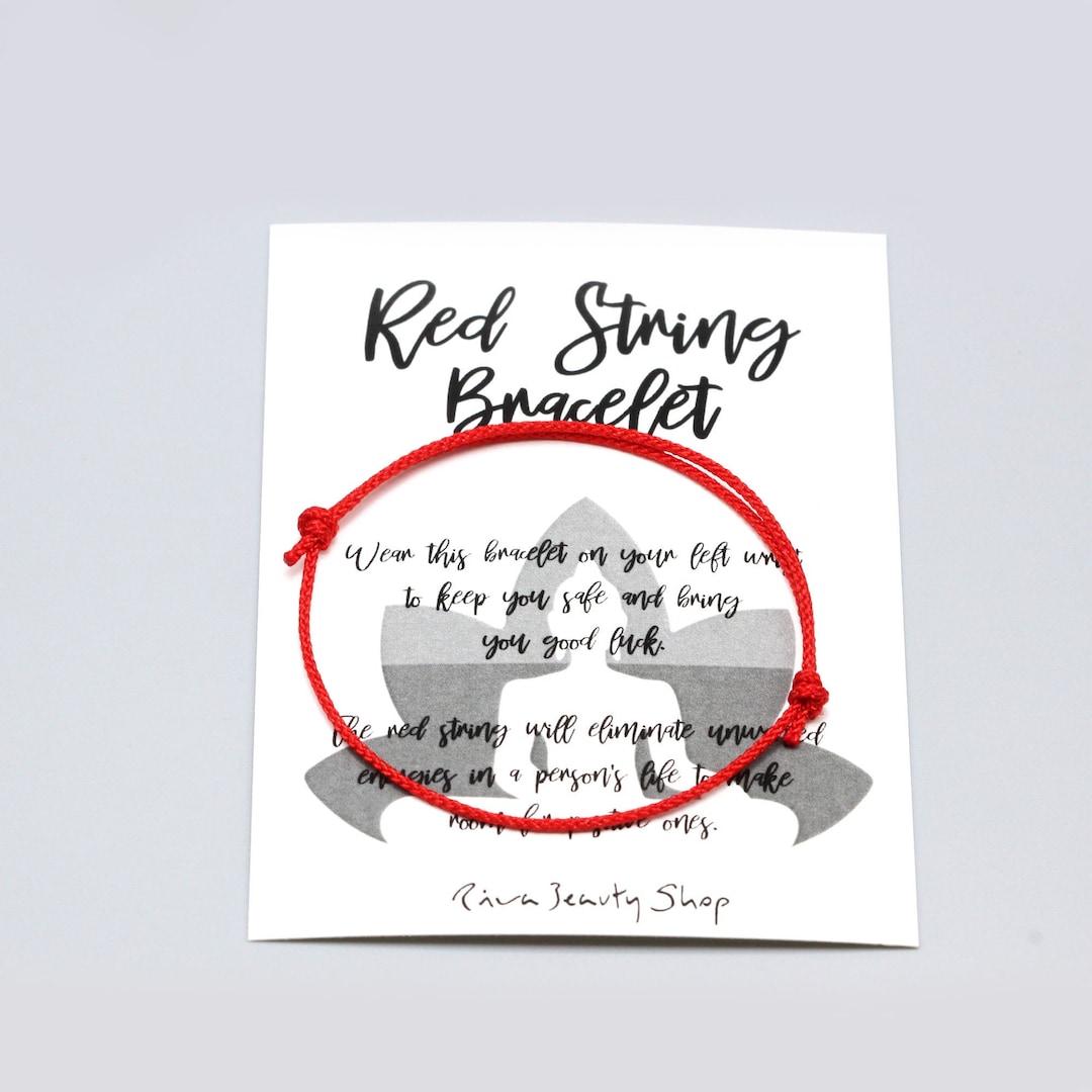 Simple Red String of Fate,braided Bracelet Amulet Bracelets,kabbalah ...