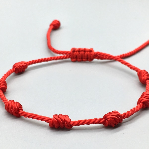 Red Bracelet - Etsy
