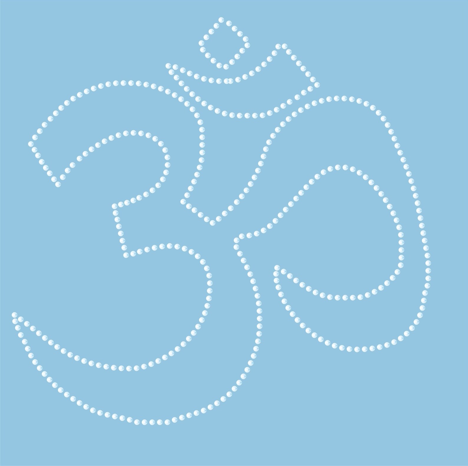 Om Ohm Ahm Meditation Symbol Yoga Peace Rhinestone Design - Etsy