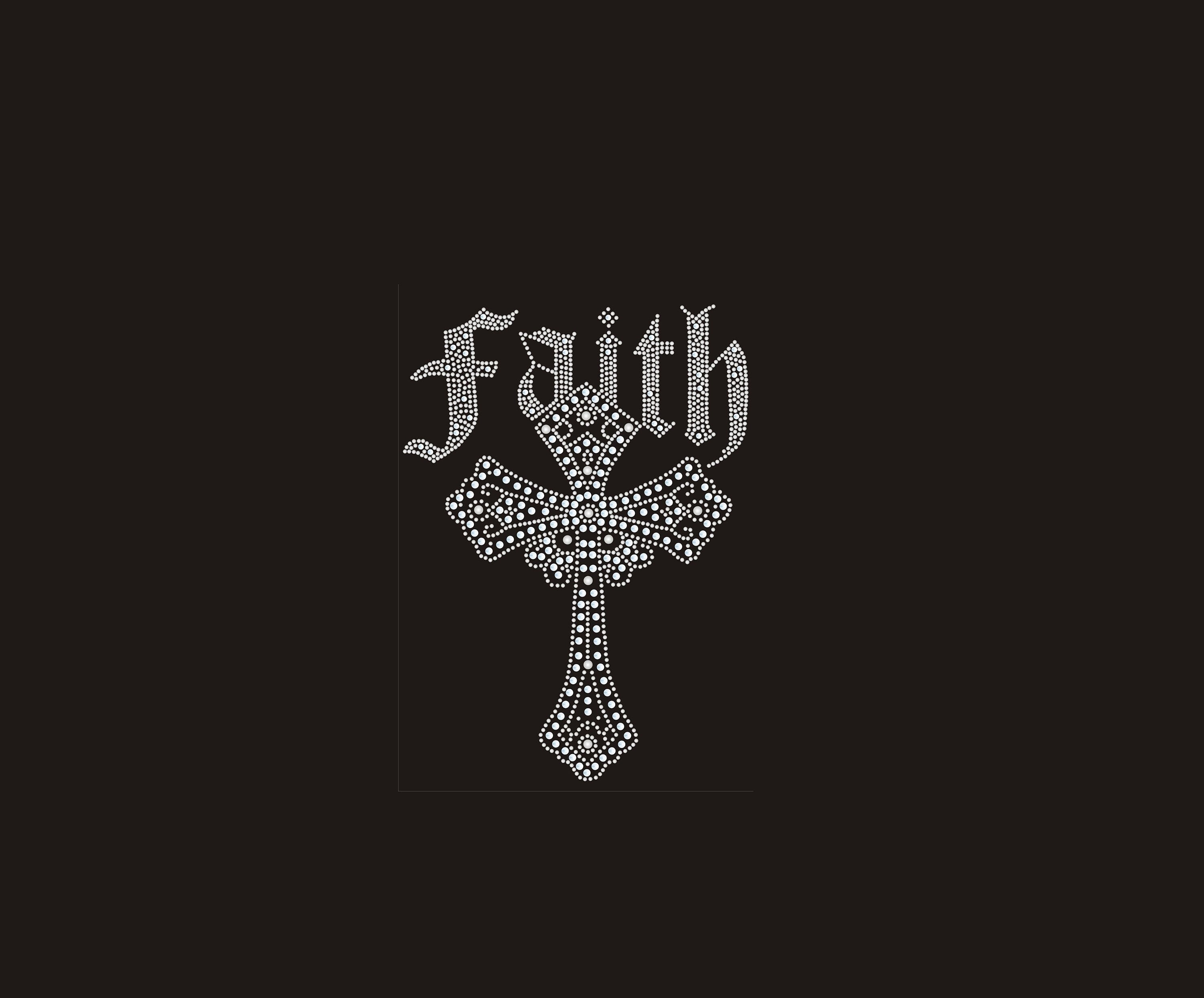 Faith Cross Christian Rhinestone Design Hotfix Motif DIY Bling - Etsy.de