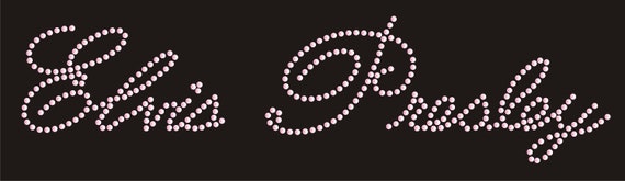 Elvis Presley Rhinestone Design Hotfix Motif DIY Bling Choose | Etsy