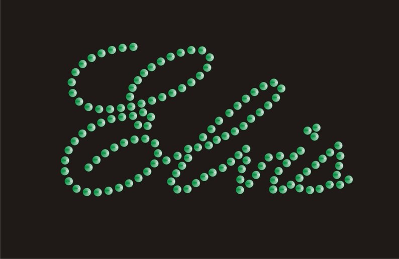 Elvis Rhinestone Design Hotfix Motif DIY the King Bling Choose Your ...