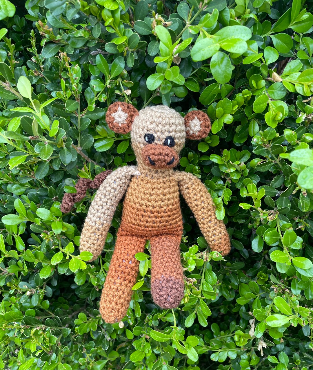 Gehäkelter Affe Stofftier Amigurumi - Etsy.de