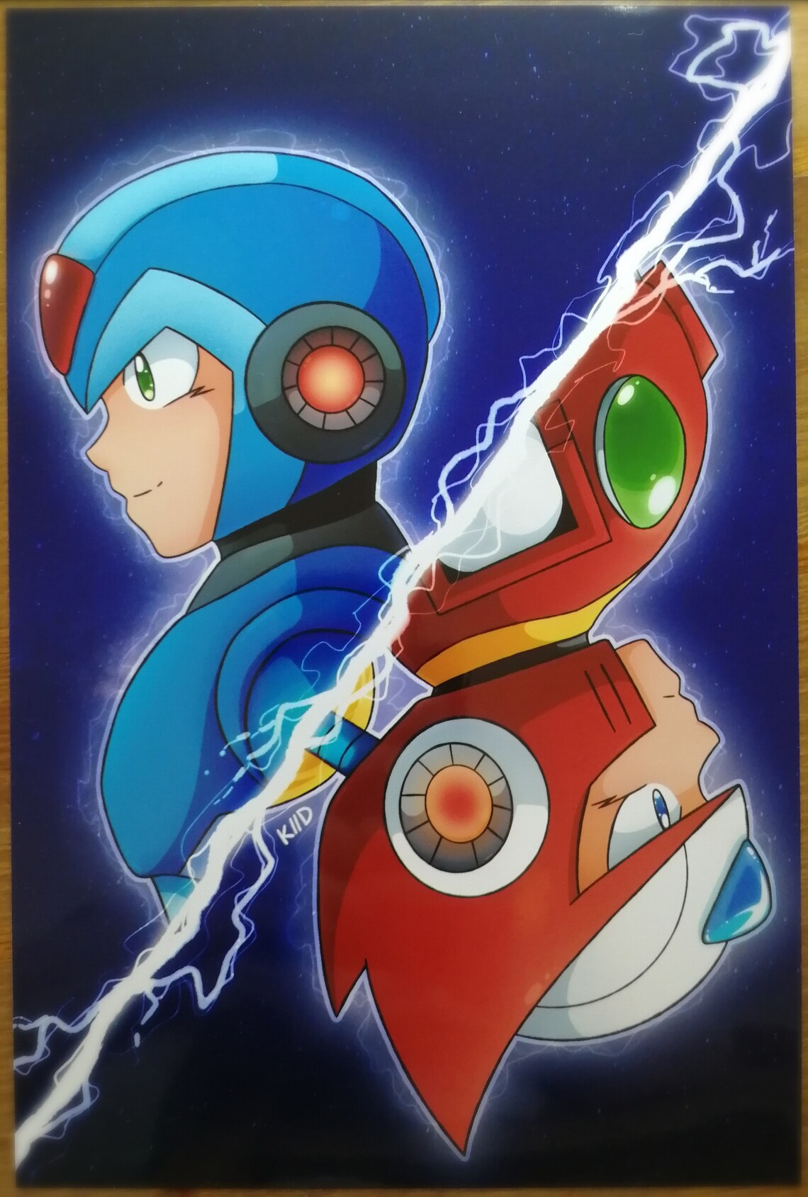 Megaman X and Zero Inspired A4 Print - Etsy