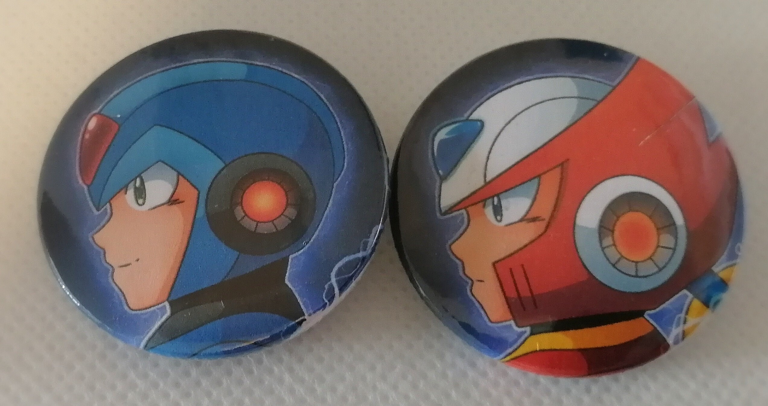 Megaman X and Zero Inspired Badges - Etsy