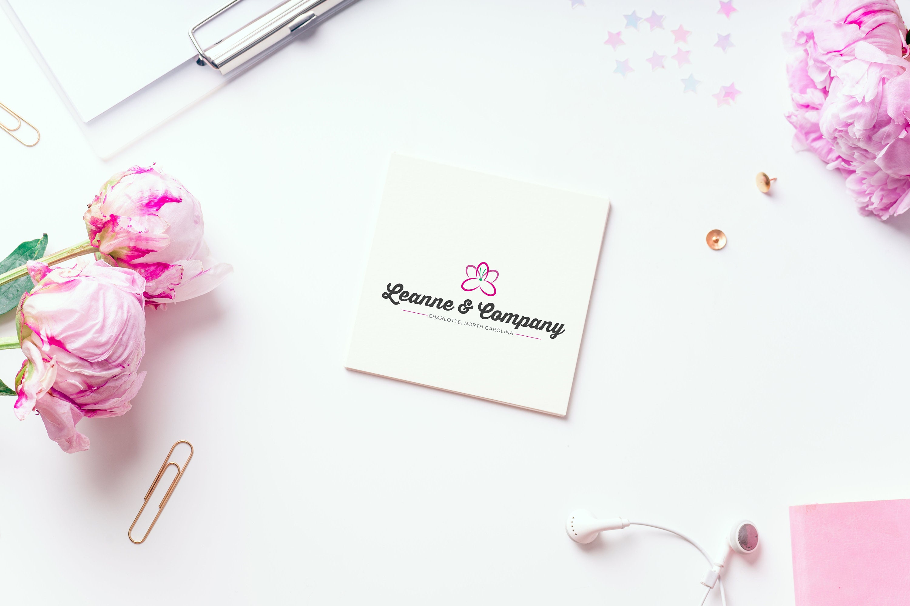 Azalea Premade Branding Suite Branding Package Premade Logo Design ...