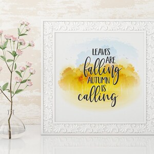 Leaves Are Falling, Autumn is Calling | Autumn Decor, Autumn Gift ...