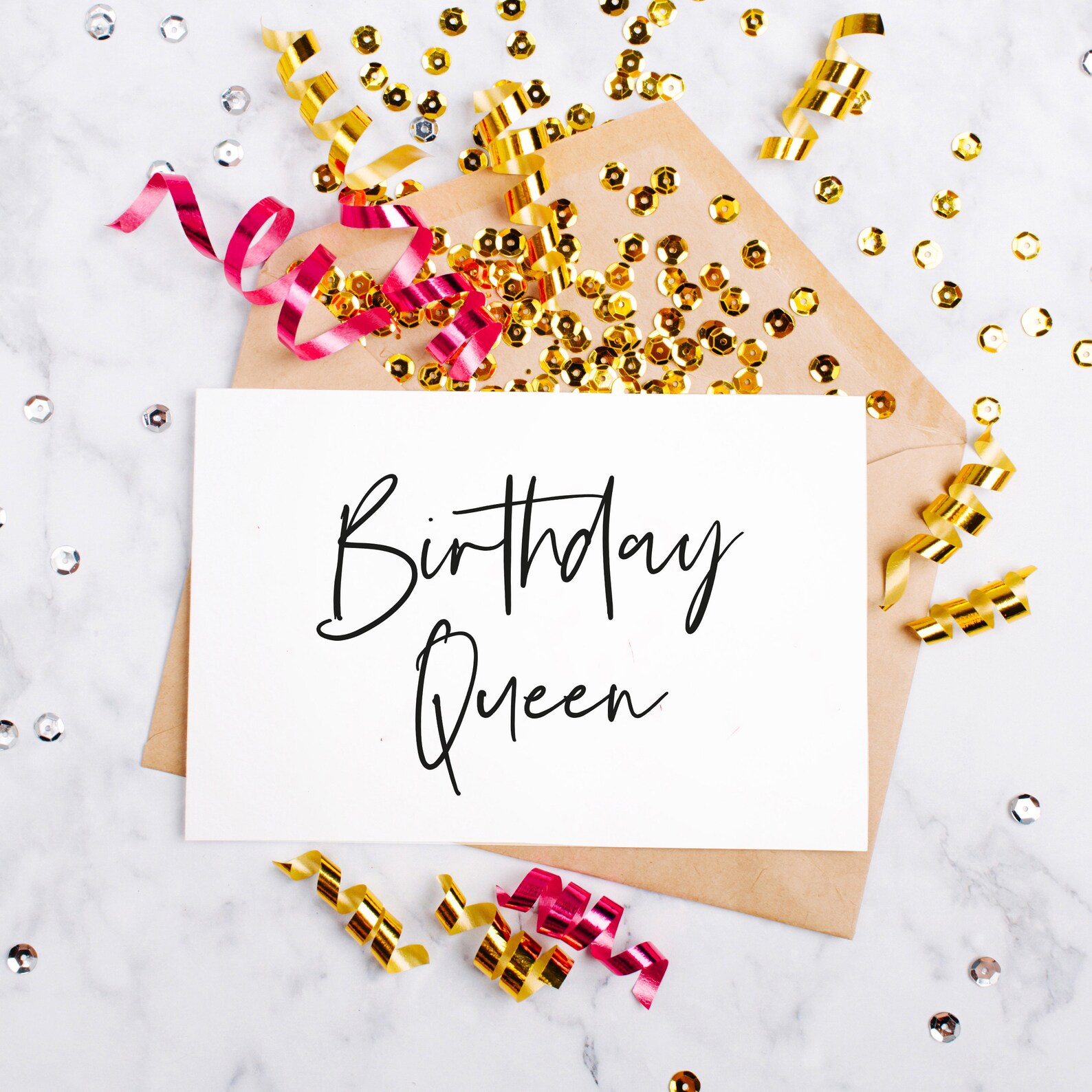 Birthday Queen Birthday Card Birthday Card for Her - Etsy
