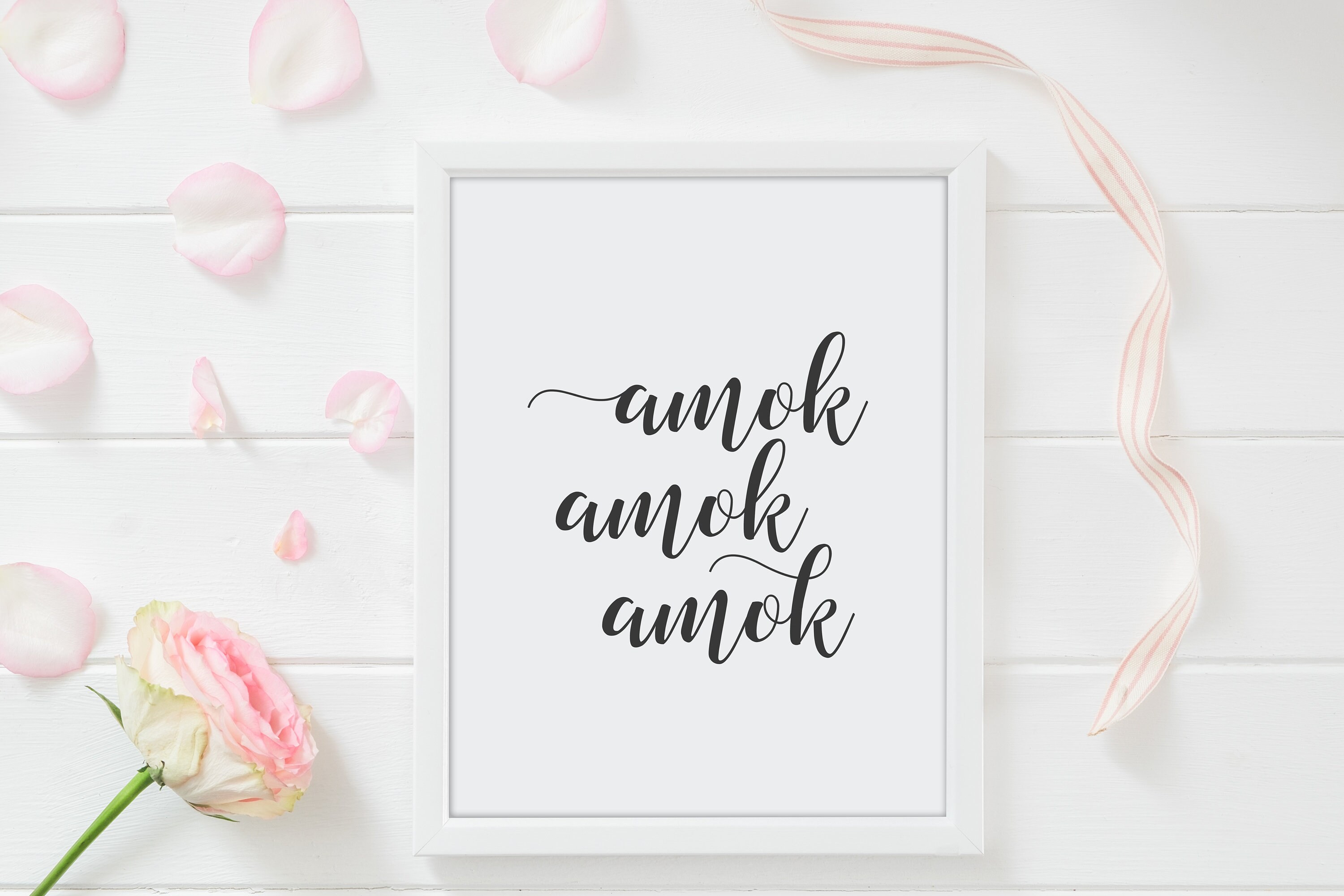 Amok, Amok, Amok Hocus Pocus Wall Art Halloween Decor, Halloween Gift ...