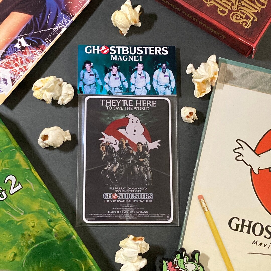 The Ghostbusters Fridge Magnet Movie Poster Handmade Film - Etsy UK