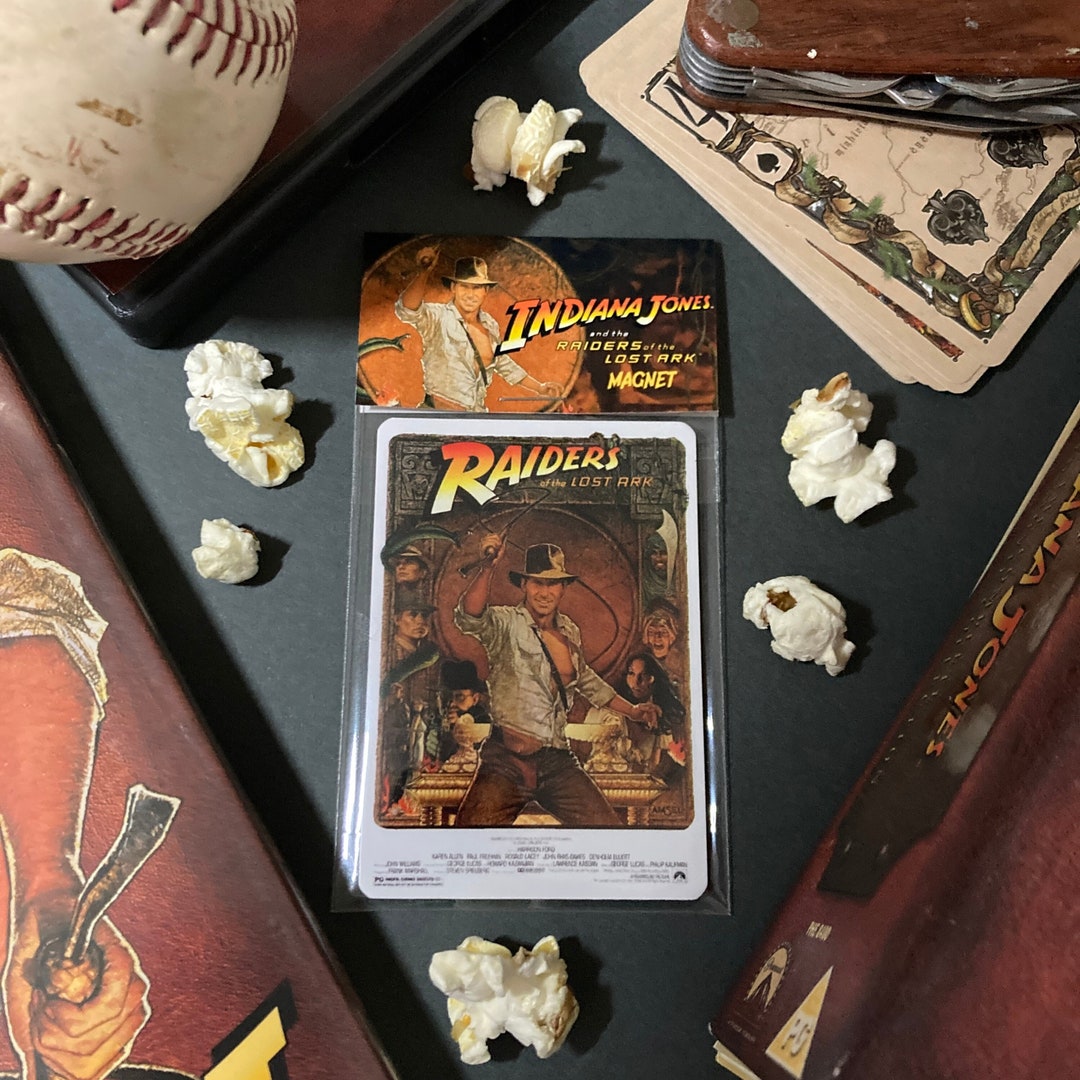 Indiana Jones Movie Poster Fridge Magnet, 80s Film Collectable - Etsy