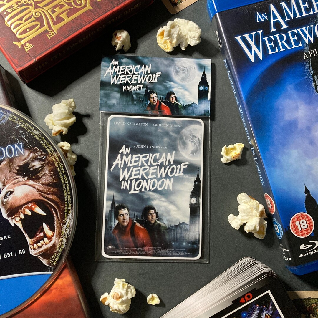 An American Werewolf in London Fridge Movie Magnet, Movie Poster ...