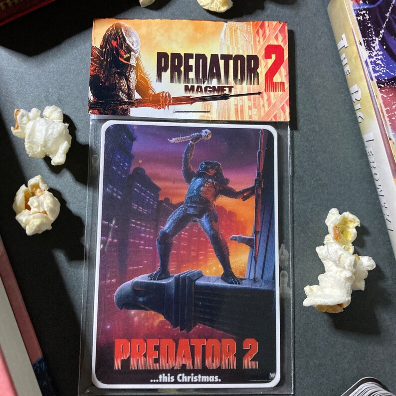 Handmade Horror Movie Poster Fridge Magnet, Vintage Film Collectible ...
