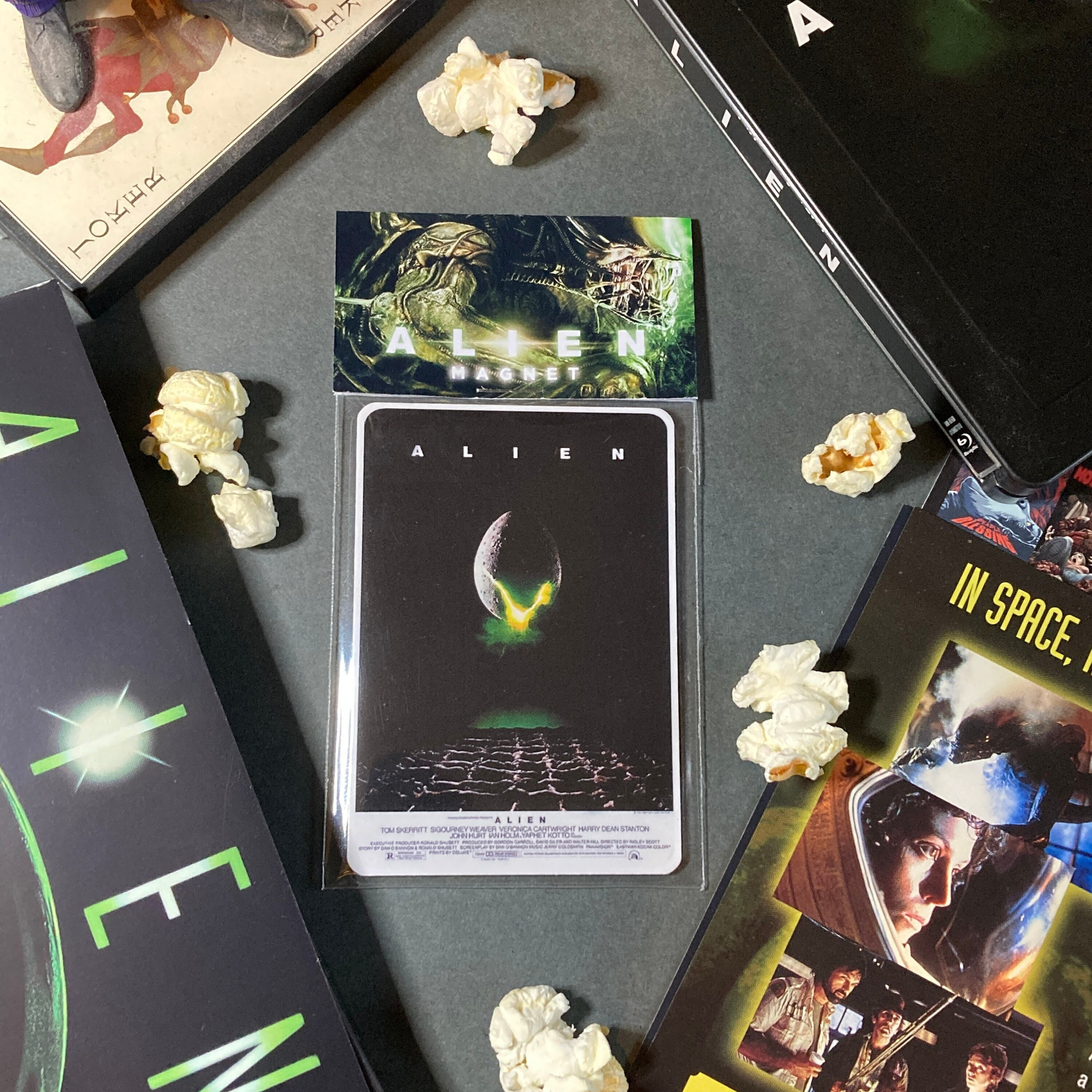 Alien Fridge Movie Magnet, Movie Poster, Film Poster, Horror Movie ...