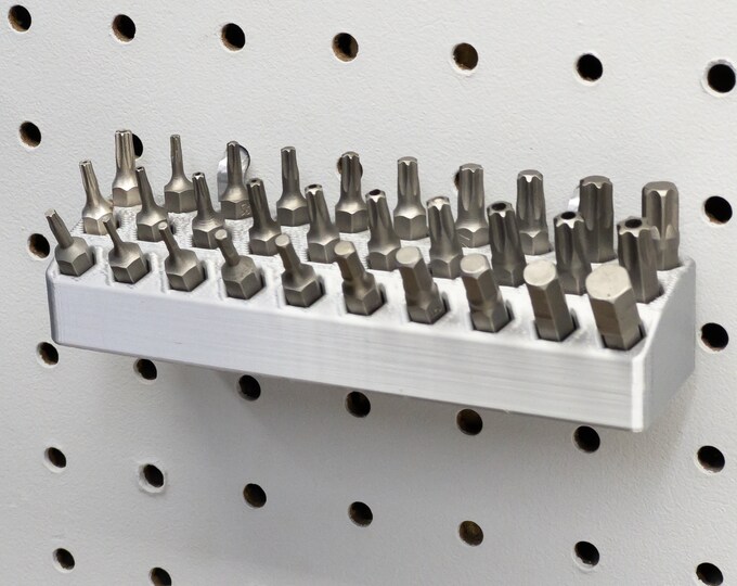 Hex Bit Holder for Pegboard, Organizer and Storage - Etsy