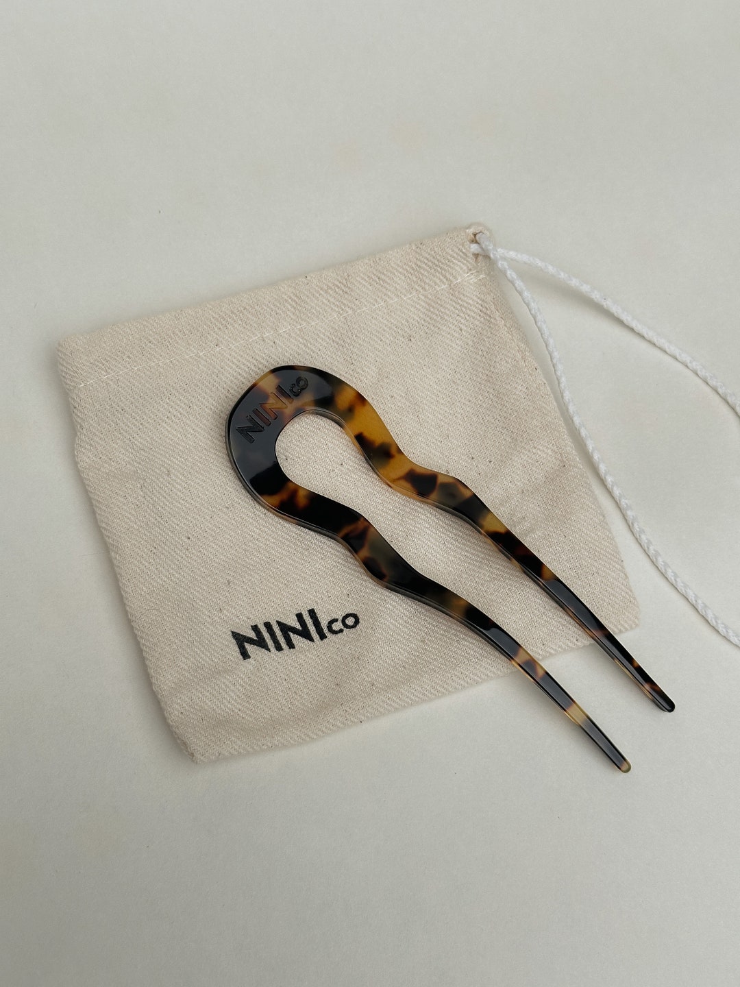 Tortoise Shell Hair Pin, Sustainable Cellulose Acetate, French Style - Etsy