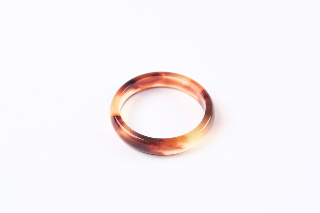 Tortoise Shell Ring in Honey, NINICO Jewelry, Turtle Shell Rings ...