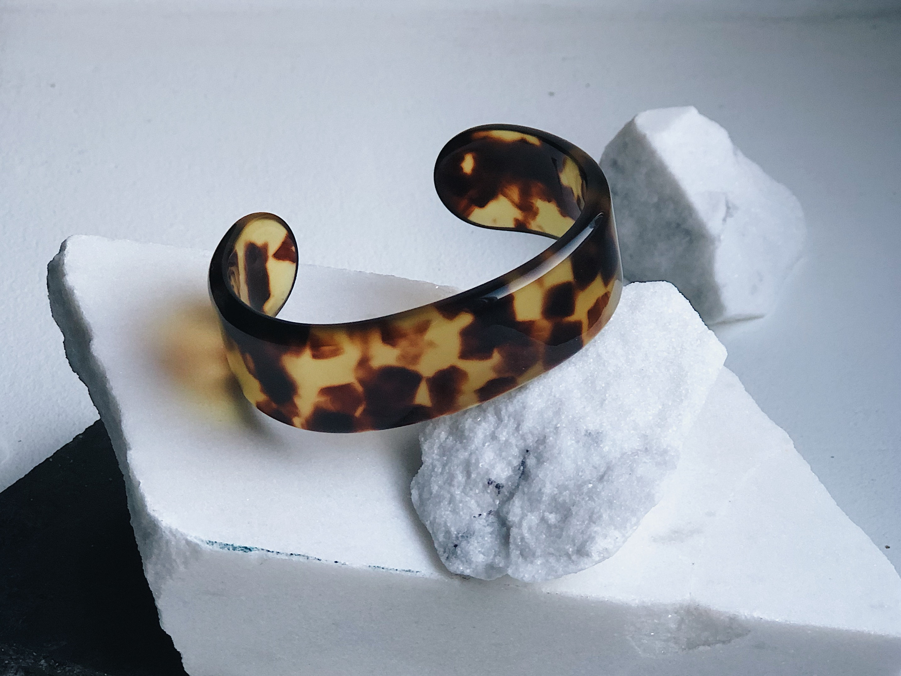 Carrie Bracelet in Light Tortoise Cellulose Acetate Bracelet - Etsy