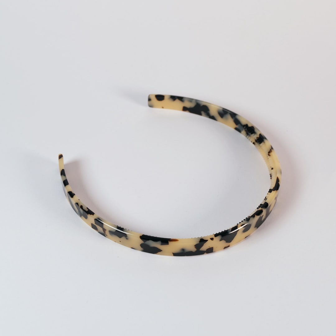 Classic Tortoise Shell Headband in White Tortoise, Hair Accessories ...