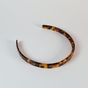 Classic Tortoise Shell Headband in White Tortoise, Hair Accessories ...