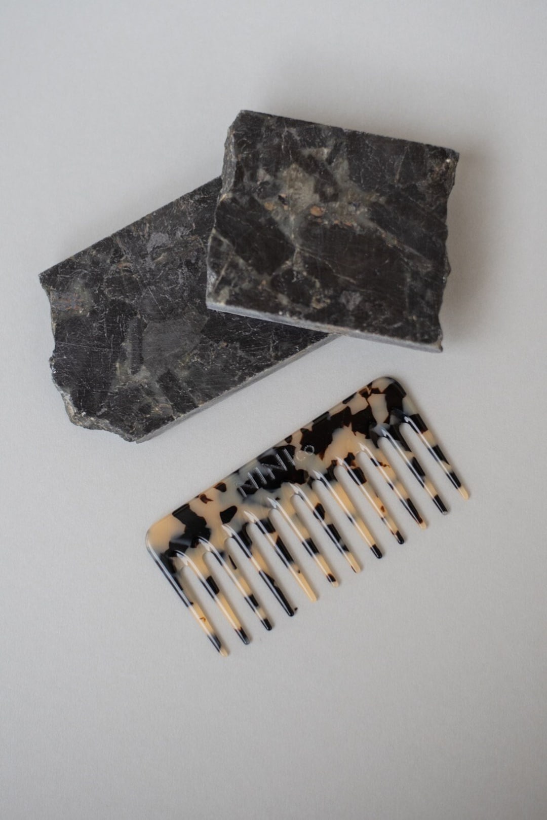 Hair Comb in White Tortoise is Made of Cellulose Acetate, Hair ...