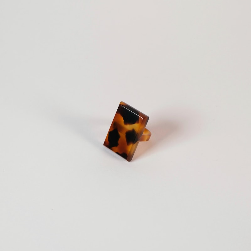 Tortoise Shell Rings - Etsy