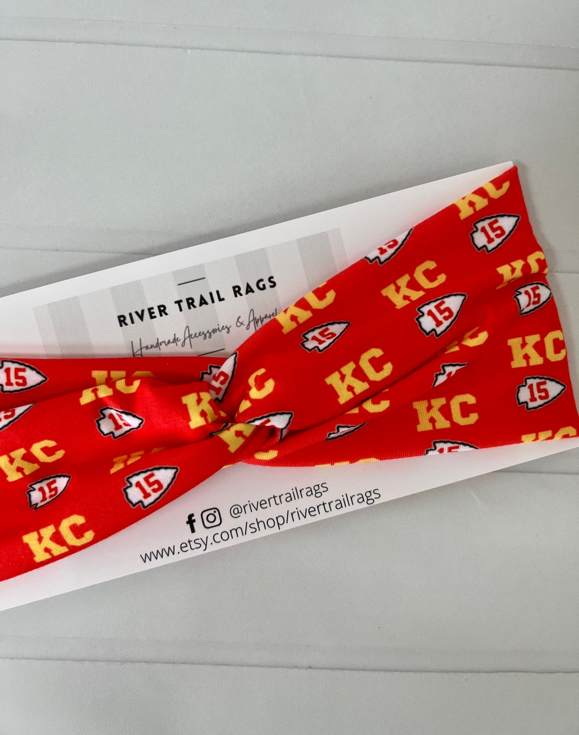 Kansas City Chiefs Mahomes Headband-chiefs Baby - Etsy