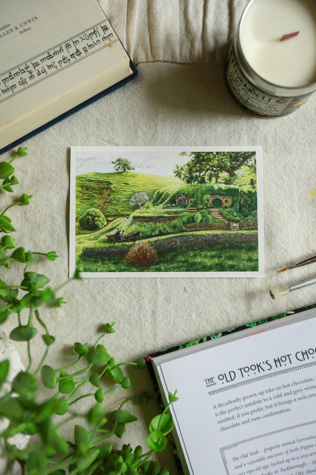 Hobbiton Prints | Fellowship of the Ring | Tolkien-inspired | Bag End ...