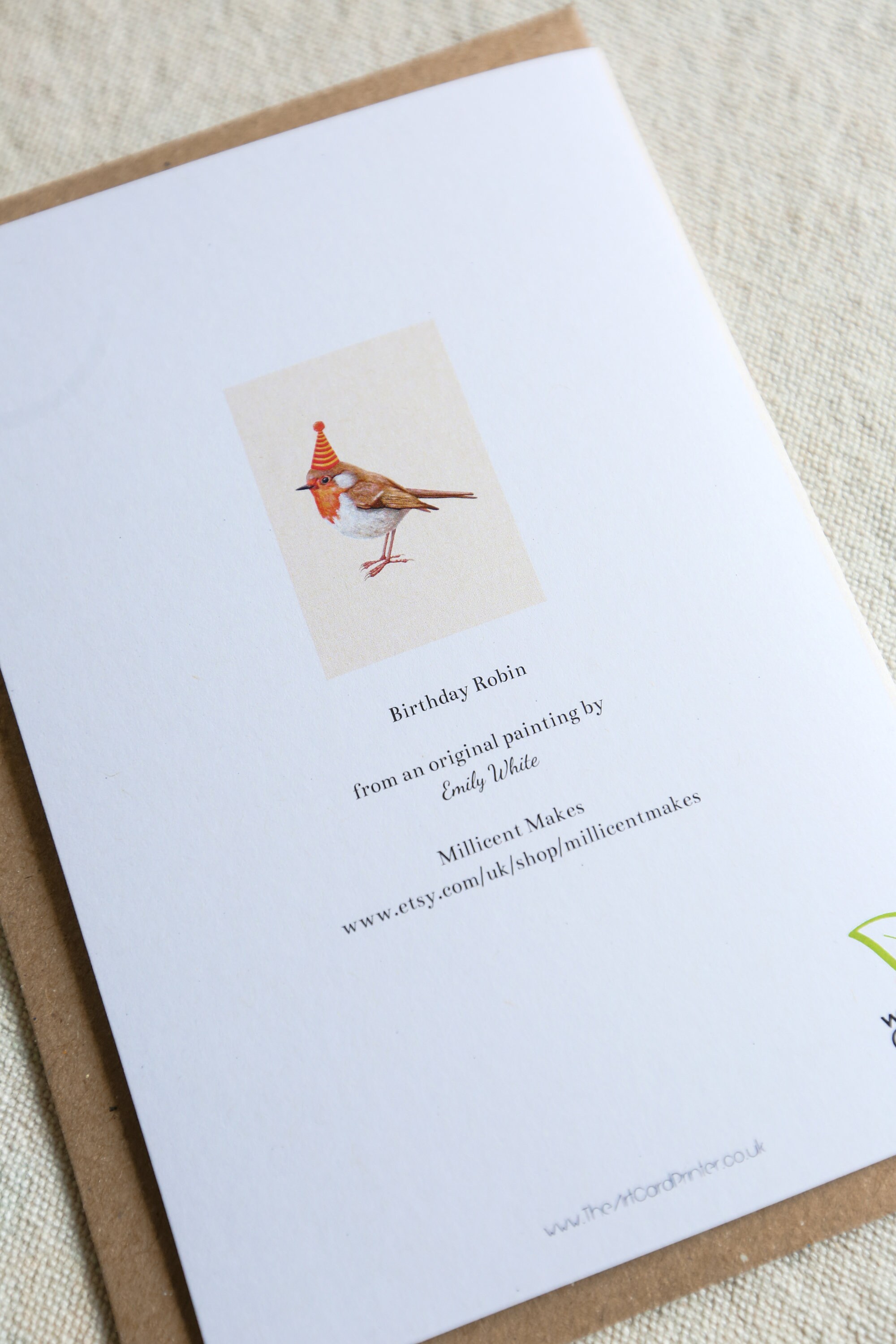 Robin Birthday Card Happy Birthday Bird Card Party Birds - Etsy