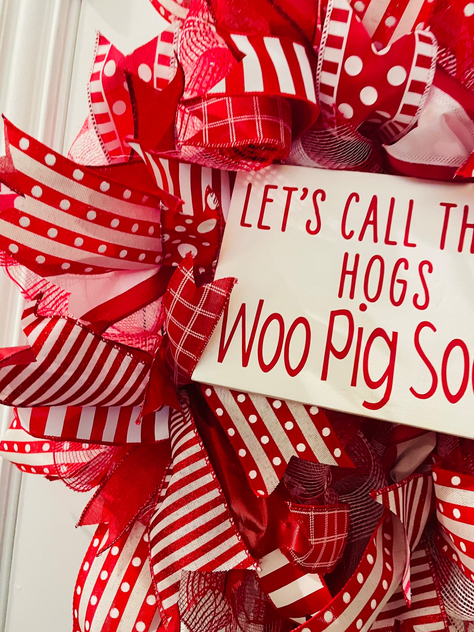 Arkansas Woo Pig Wreath - Etsy