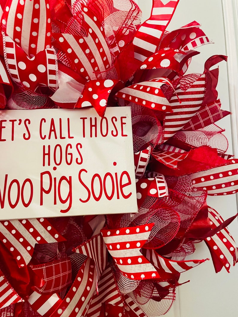 Arkansas Woo Pig Wreath - Etsy