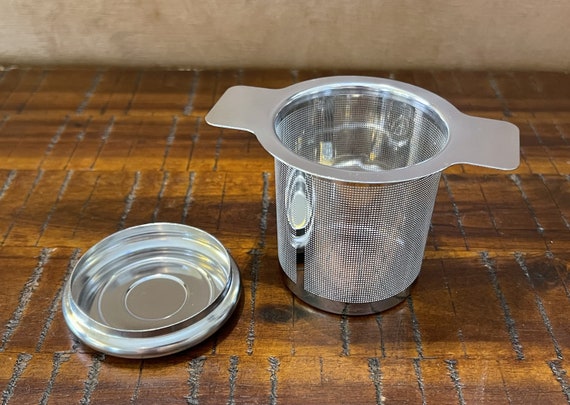 Silver Strainer Basket With Drip Bowl Fine Mesh | Etsy