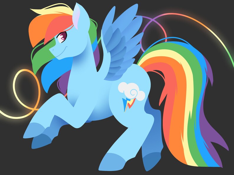 Rainbow Fast 2 Beach Towel or Minky Fleece Blanket Mane6 - Etsy Canada