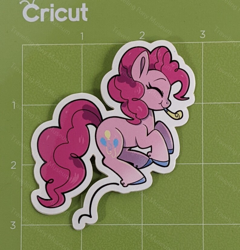 Pink Party Cute Sticker Earth Pony Art Brony Laptop Decal - Etsy