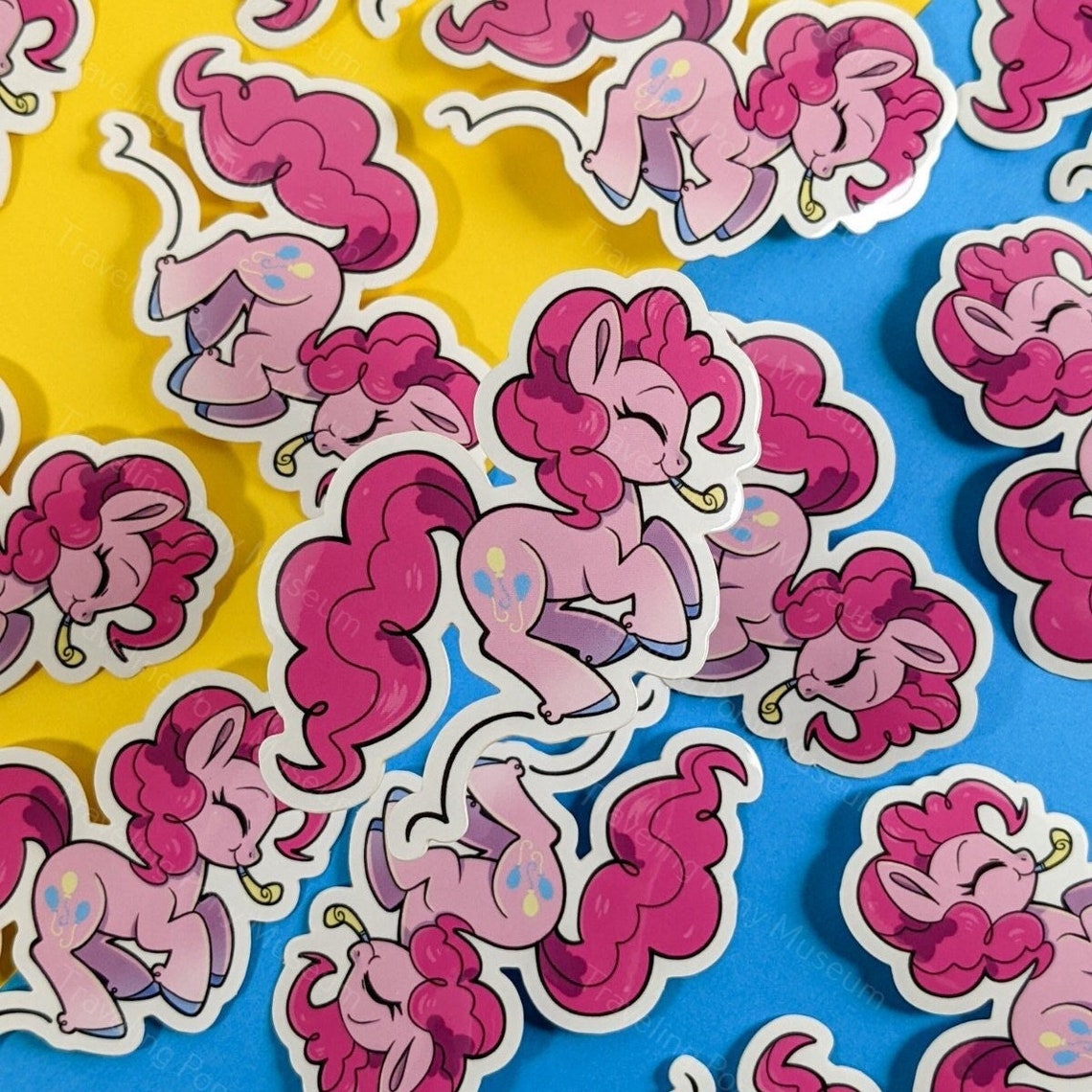 Pink Party Cute Sticker Earth Pony Art Brony Laptop Decal | Etsy