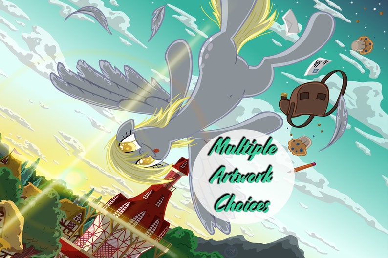 Derpy Bubbles Mail Pony Fleece Blanket Inspired Parody Brony - Etsy