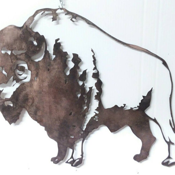 Metal Bison Sign - Etsy