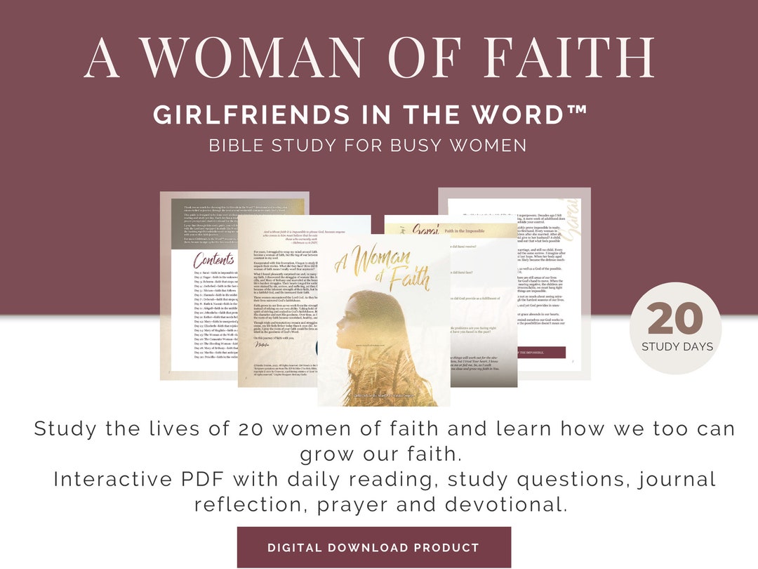 A Woman of Faith: How to Become a Woman of Audacious Faith •interactive ...