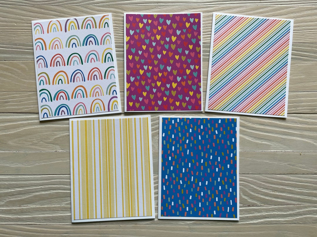 Amy Tan Rainbow Note Cards - Set of 10 Blank Stationery - Etsy