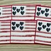 Flag Note Cards, Set of 6 With Envelopes, Patriotic, Hand Stamped ...
