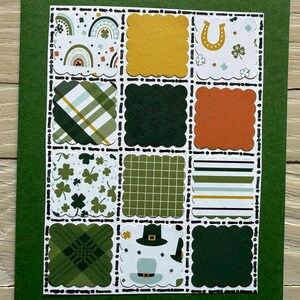 Patchwork Quilt - Lucky Charm Note Cards/set of 10 Cards and Envelopes ...