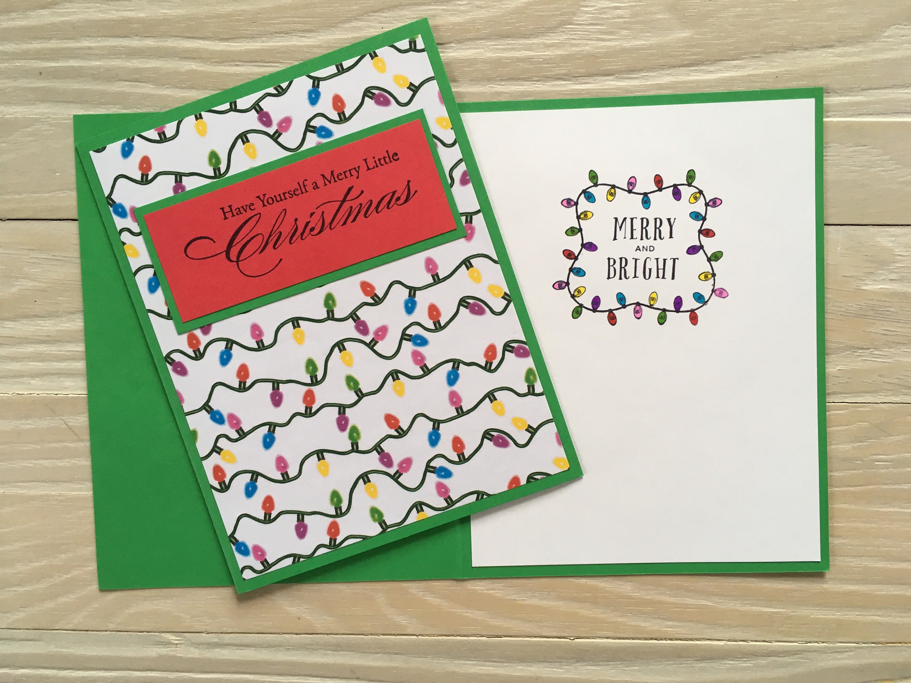 Christmas Card Bundle Handmade Cards Seasonal Cards - Etsy