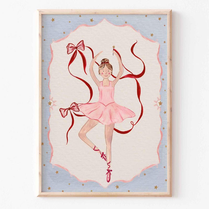 Ballet Nursery Framed - Etsy UK