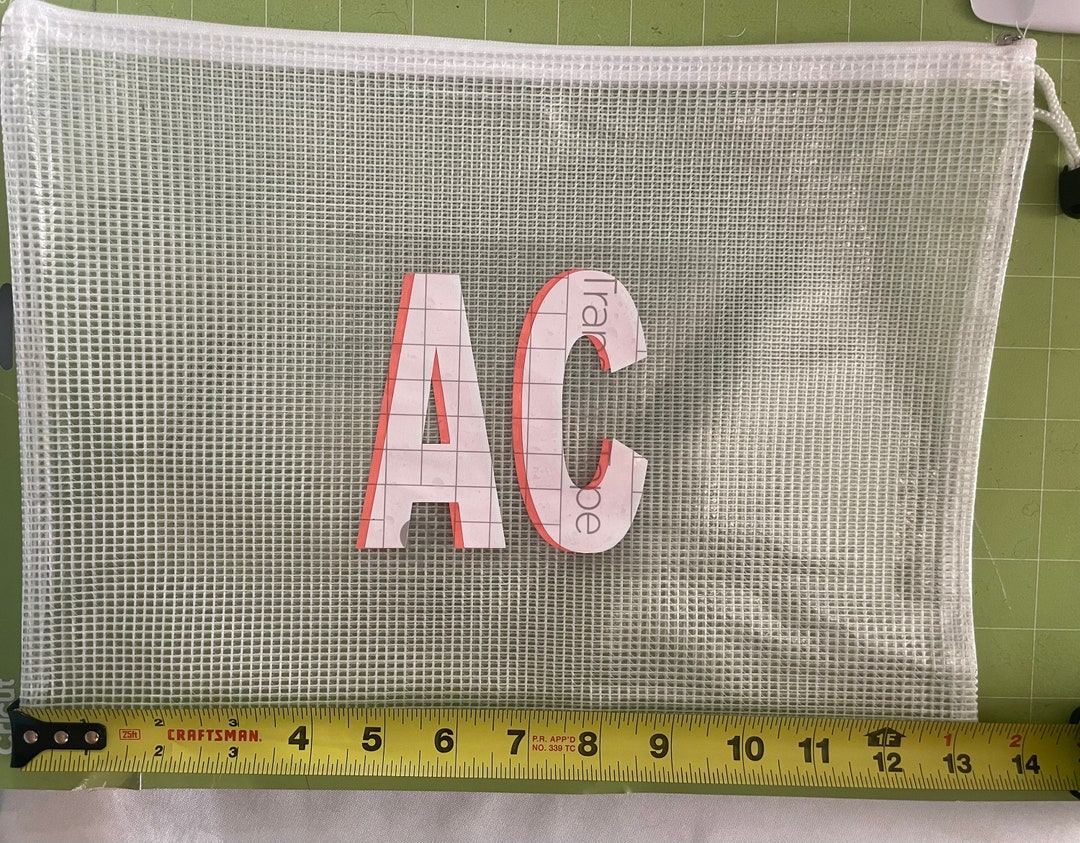 Personalized Shadow Monogram Sticker - Pool Pouch Monogram - Double ...