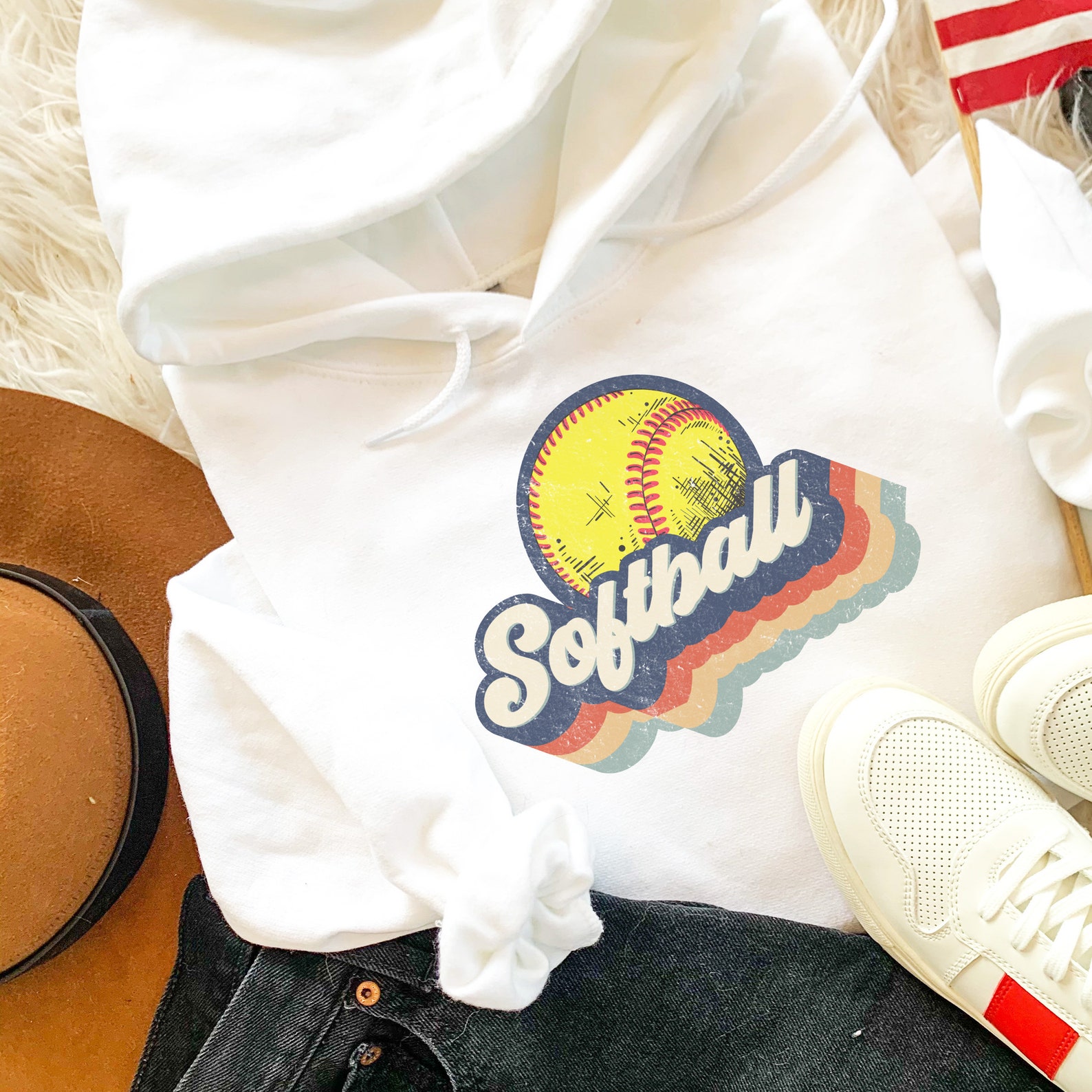 Retro Softball Sweatshirt Softball Mama Sweatshirt Retro - Etsy