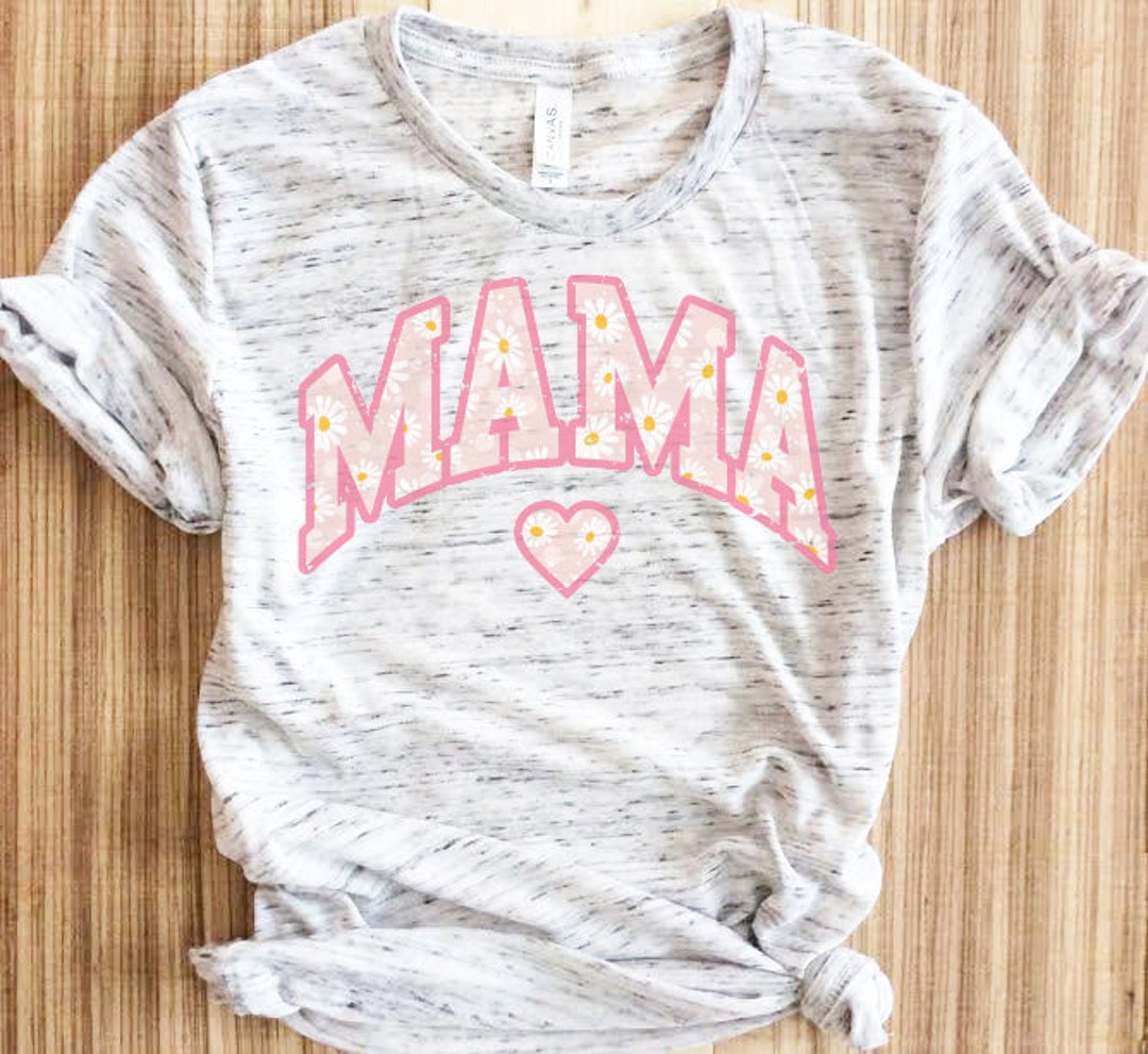 Retro Mama Floral Shirt, Floral Mama Shirt, Retro Mama Flower Shirt ...