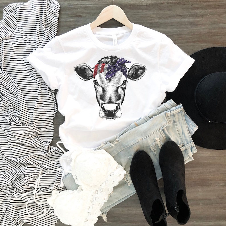 Cow Shirt Cow T Shirt Cow Print Farm Shirts Farm Shirt - Etsy Norway