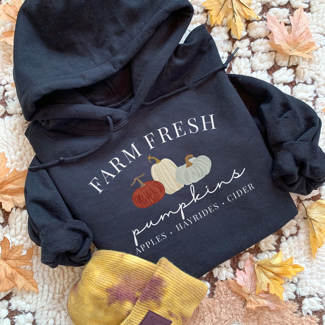 Farm Fresh Pumpkin Sweatshirt, Farm Fresh Fall Sweatshirt, Fall Apparel ...