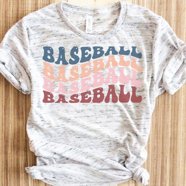 Retro Baseball Png - Etsy